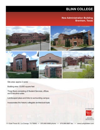 Blinn College - New Adminstration Bldg | PDF