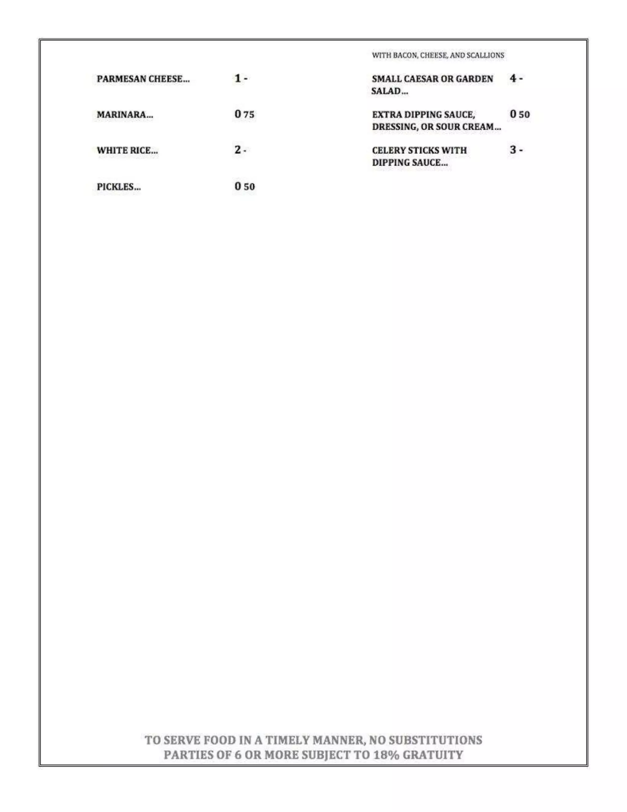 menu myst | DOCX