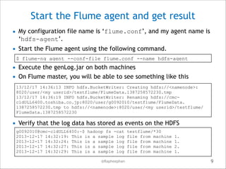 Apache Flume and its use case in Manufacturing | PPT