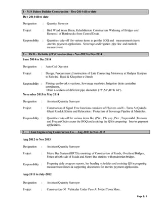 Amir Faraz CV | DOCX
