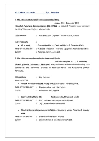 pradeesh resume | PDF | Free Download