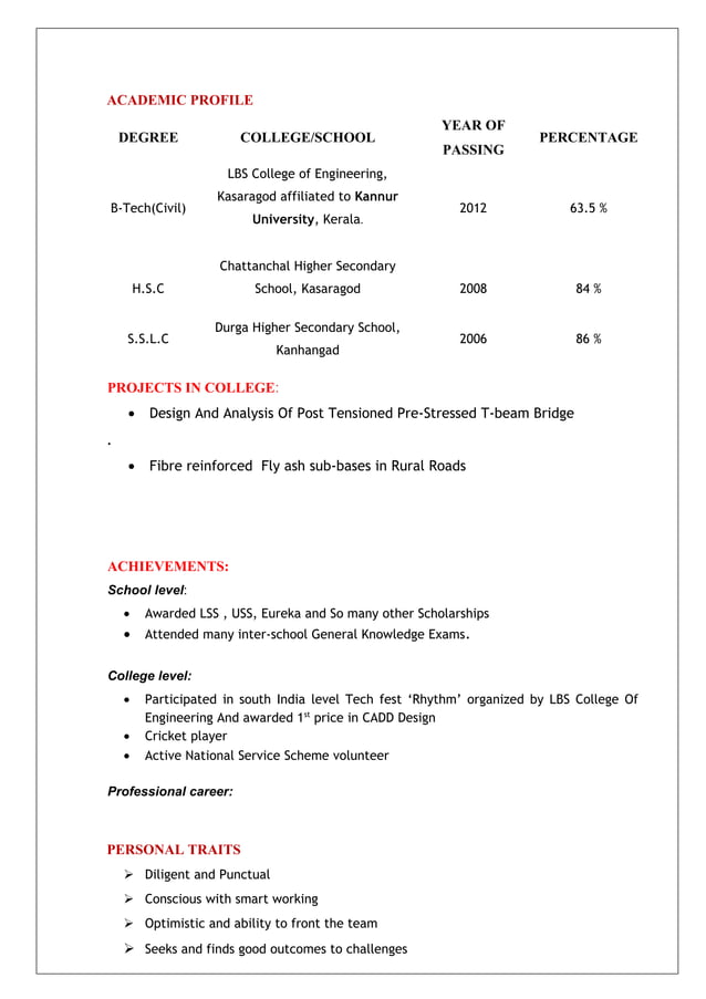 pradeesh resume | PDF