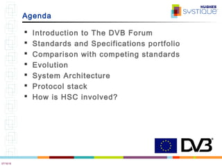 The Digital Video Broadcast (DVB) Project | PPT