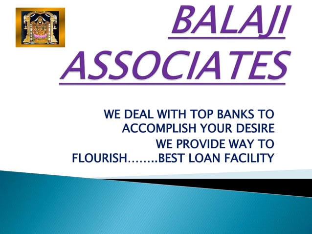 BALAJI ASSOCIATES POWER POINT PROPOSAL | PPT