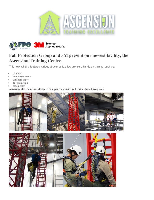 Fall Protection Group and 3M present our newest facility | PDF