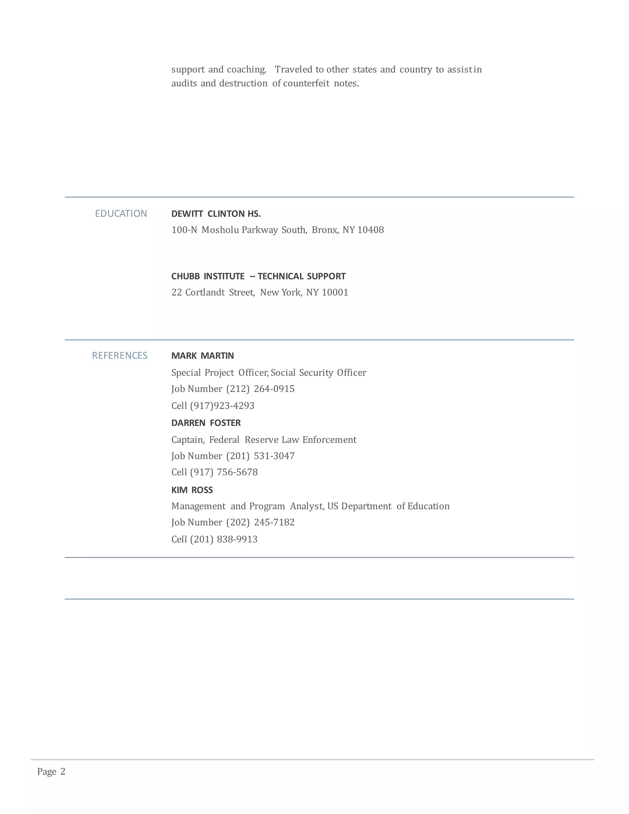 LeRoy Hope Resume Final | PDF