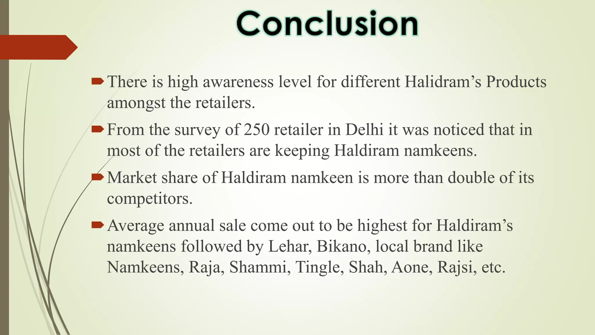 Haldirams Case Study | PPTX