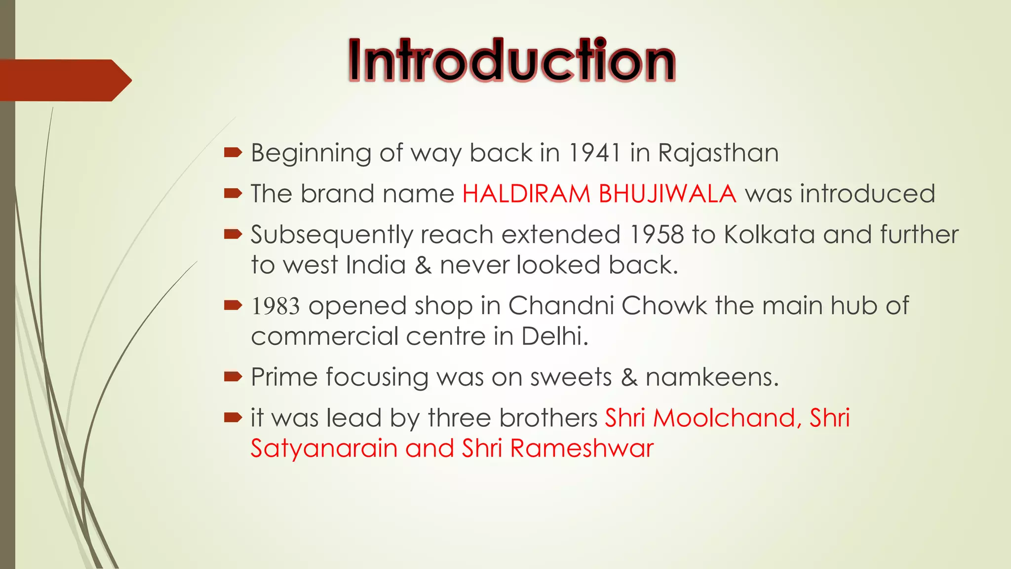 Haldirams Case Study | PPTX