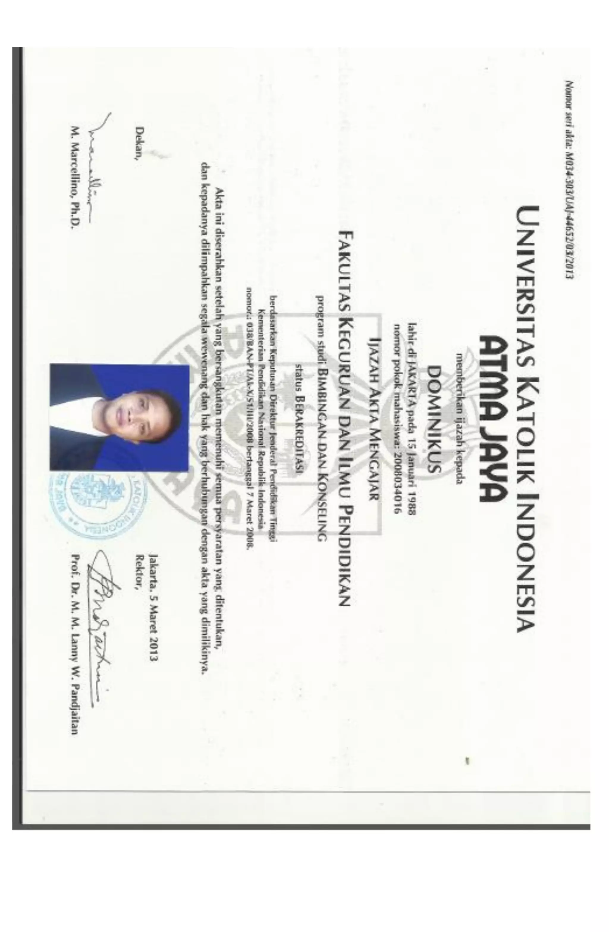 CV DOMINIKUS TINAMBUNAN | PDF