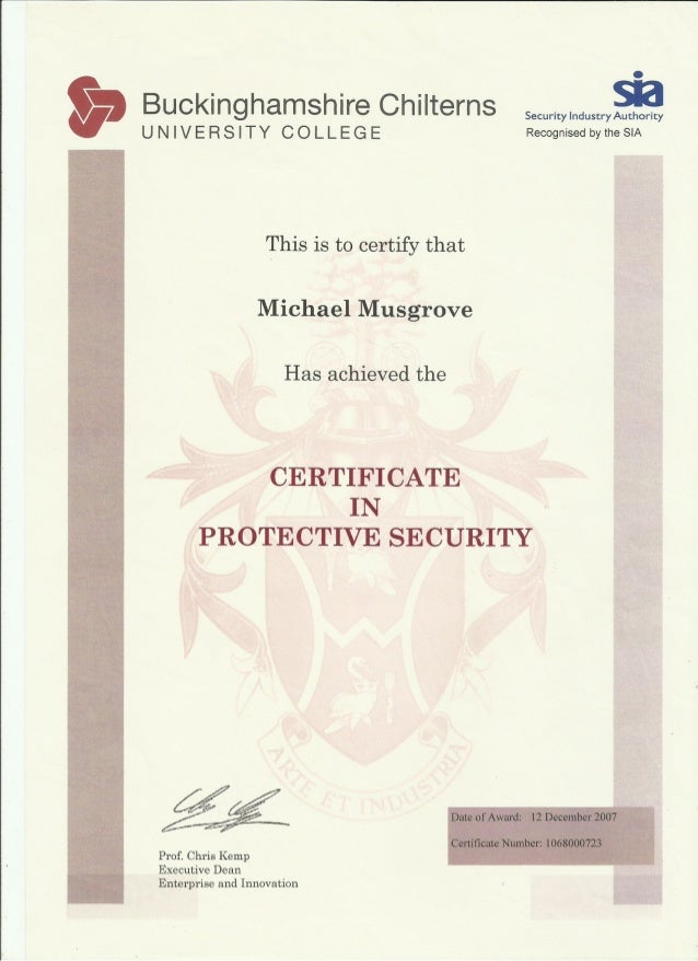 Level 3 Certificate In Protective Security BCUC level-3-certificate-in-protective-security-bcuc