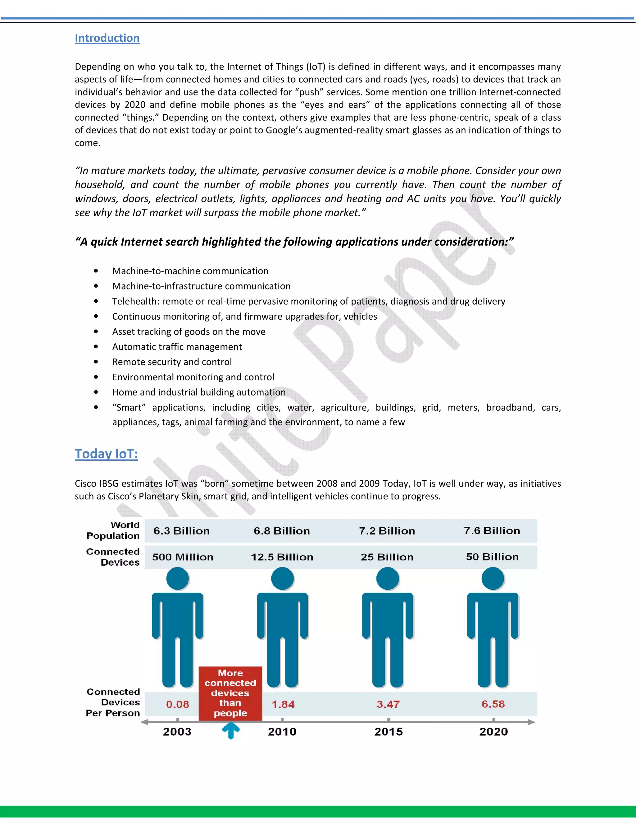 IoT White Paper | PDF