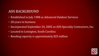 AOS PRESENTATION | PPTX