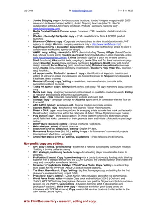 WordsonWords_CV | PDF | Desktop Publishing | Computer Software and ...