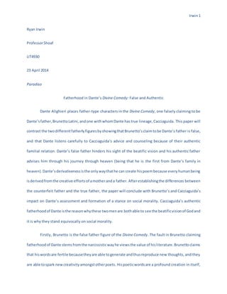 DanteParadiso | DOCX