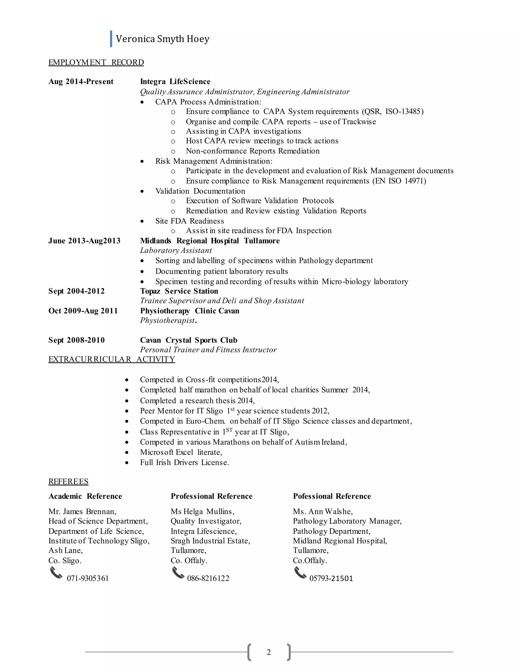 Curriculum Vitae (2015a) | DOCX