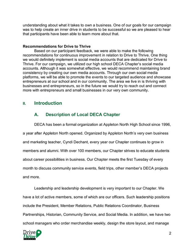 Drive to Thrive FINAL | PDF | Secondary Education | Education