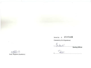 Official degree -TU-Parampreet Singh | PDF