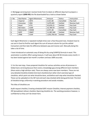 Internship Final Report_eClerx | PDF