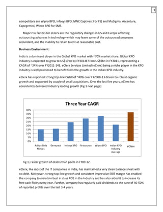 Internship Final Report_eClerx | PDF