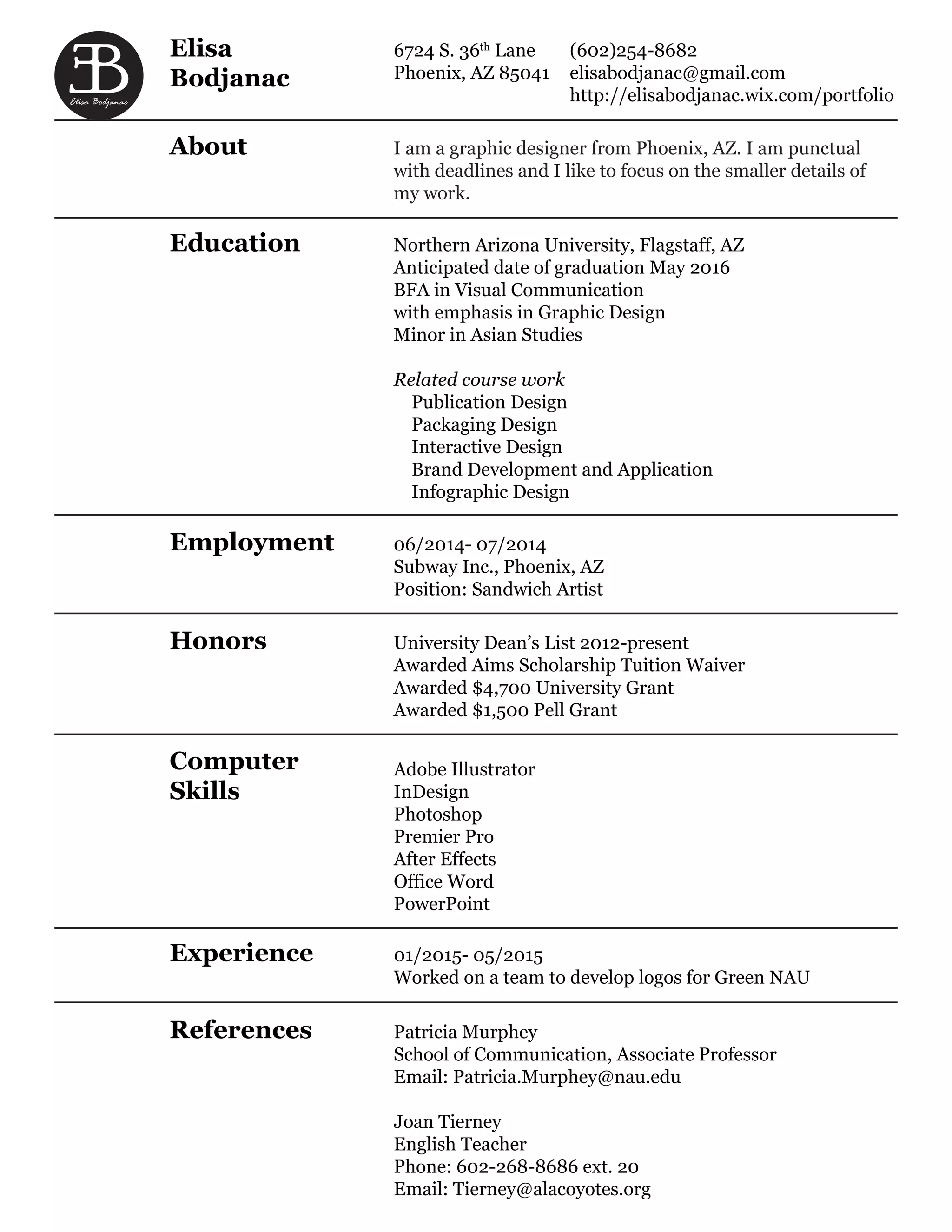 Bodjanac_Elisa_Resume | PDF