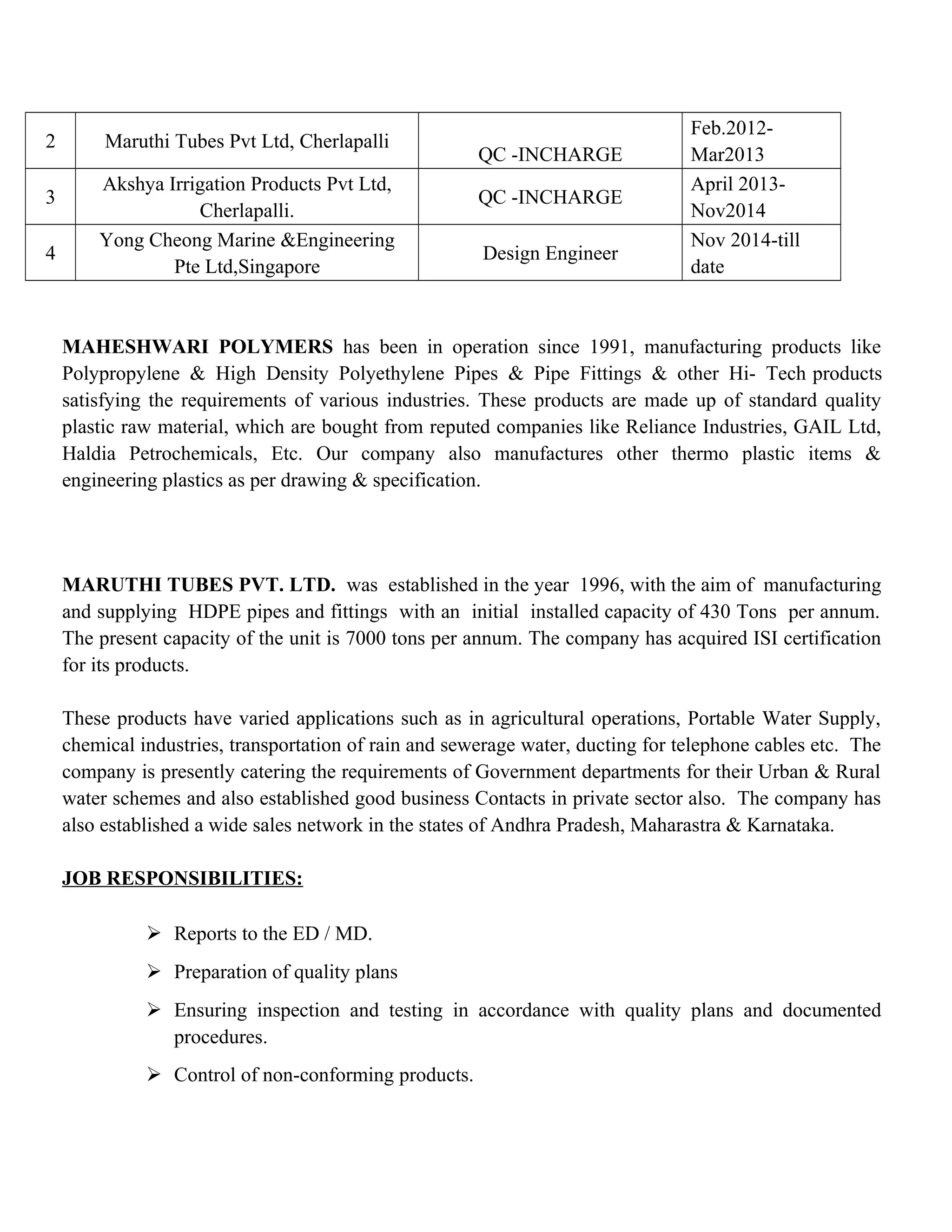 venkat narayana resume | PDF