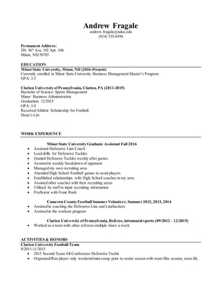 Andrew P. Fragale Resume (c) | DOCX