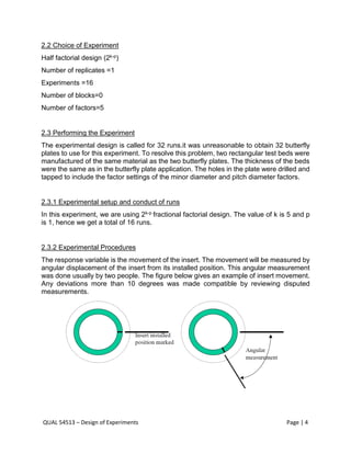DoE Project | PDF