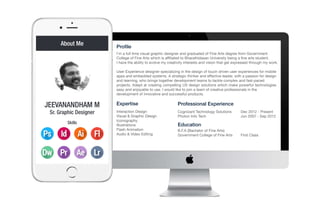 Graphic Designer Resume and Portfolio_Jeeva | PDF | Graphics Software | Computer Software and ...