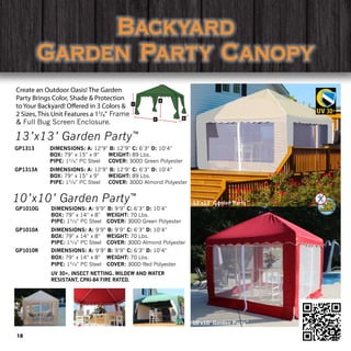 2016KingCanopyProductCatalog8.26.16