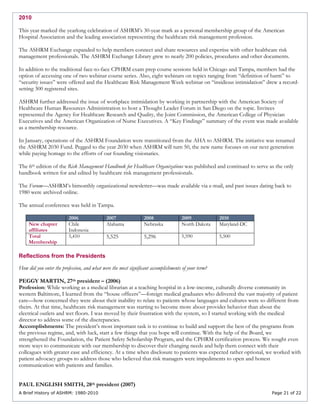 A_Brief_History_of_ASHRM | PDF