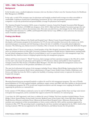 A_Brief_History_of_ASHRM | PDF