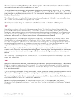 A_Brief_History_of_ASHRM | PDF