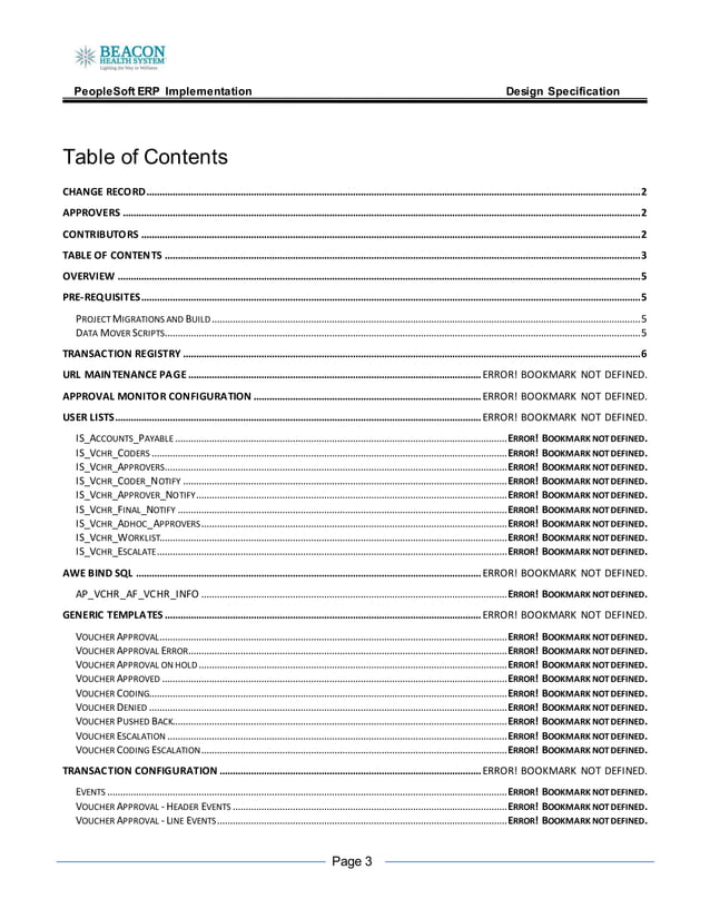 Configuration Workbook-Vchr Approvals-Sample | DOCX