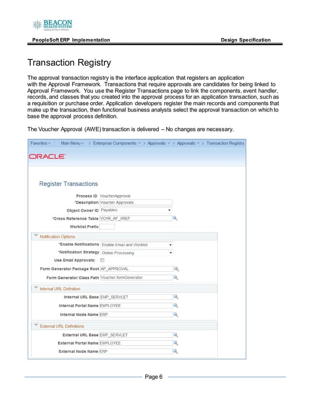 Configuration Workbook-Vchr Approvals-Sample | DOCX