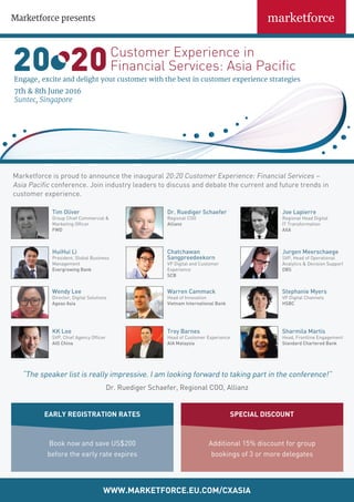 Customer Experience in Financial Services Asia Pacific Brochure | PDF ...