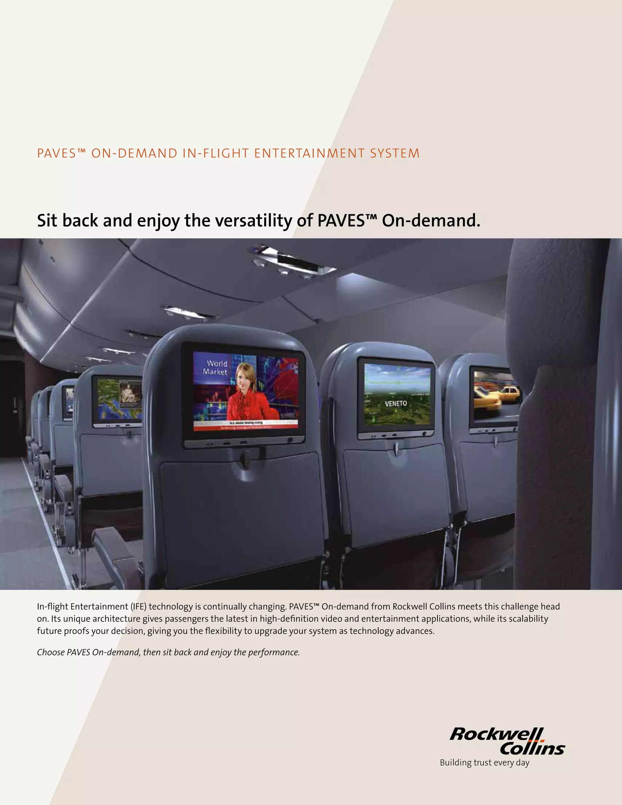 PAVES On-demand in flight information system | PDF