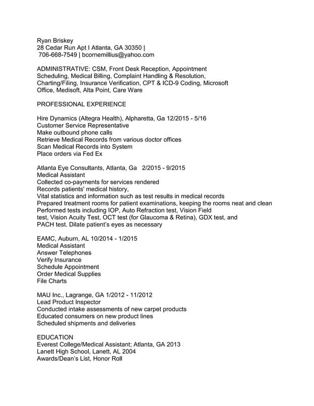 Ryan Briskey pdf | PDF