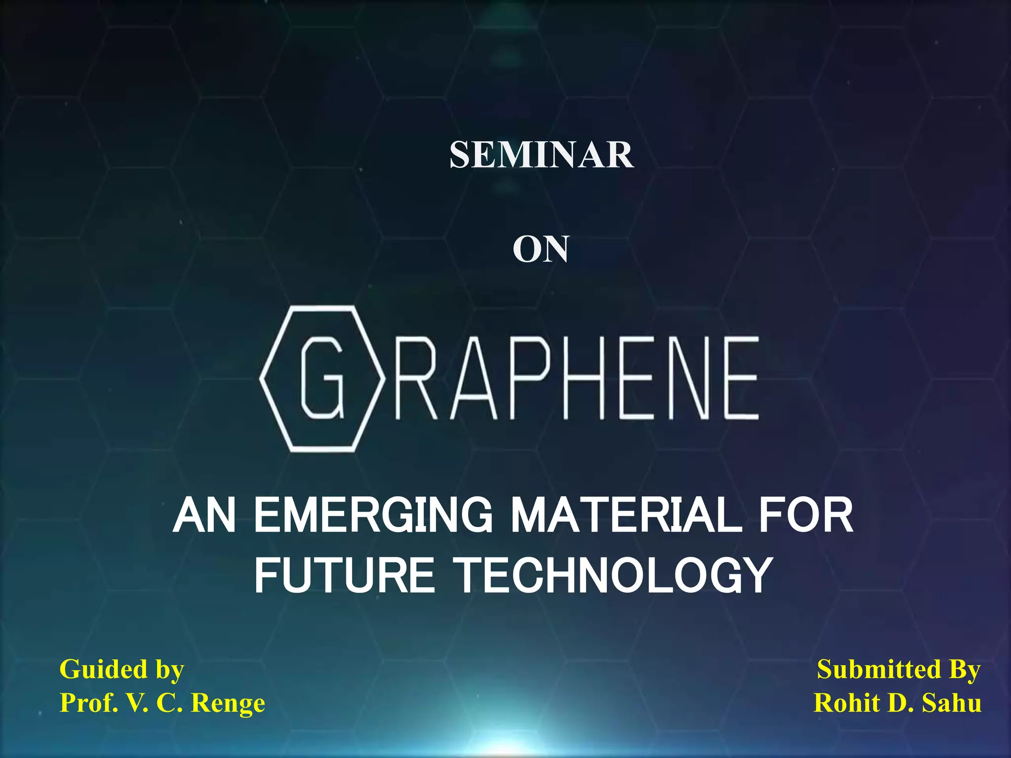 seminar on graphene | PPTX