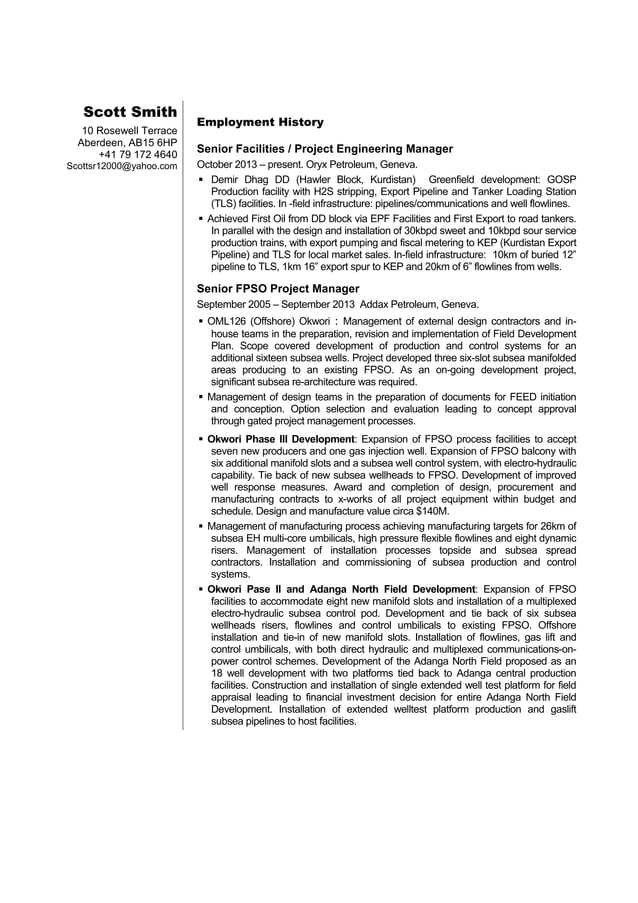 Scott Smith-complete-employment-history | PDF