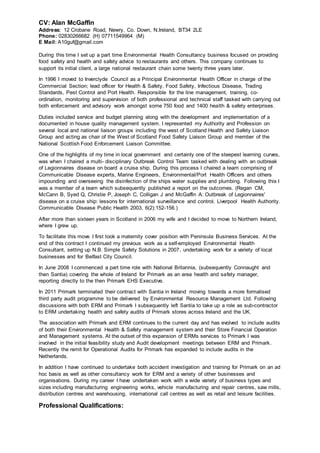 Alan McGaffin July 2016 CV | DOCX