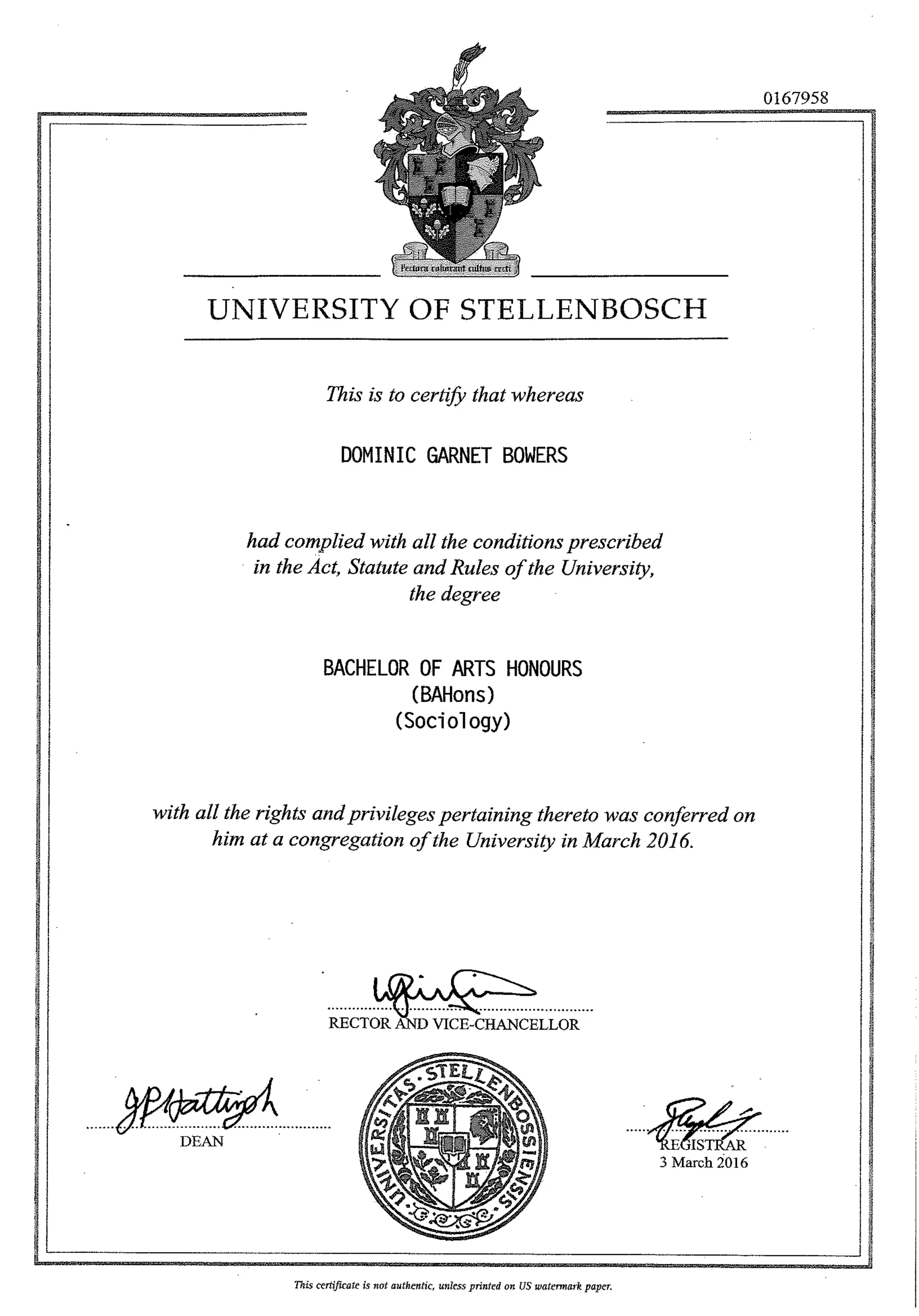 Hons Degree | PDF