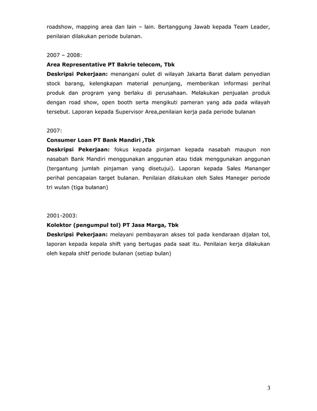 Cv Thomas Faradta | PDF