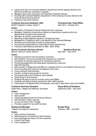 Emma Foley CV | PDF