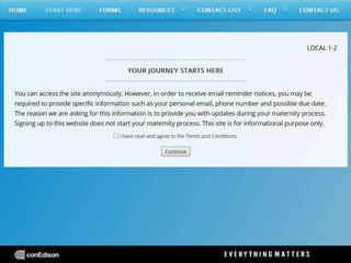 Maternity Leave Website Presentation | PPTX