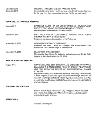 AMSDL Resume 1.22.16 | Professional School | Postgraduate Education