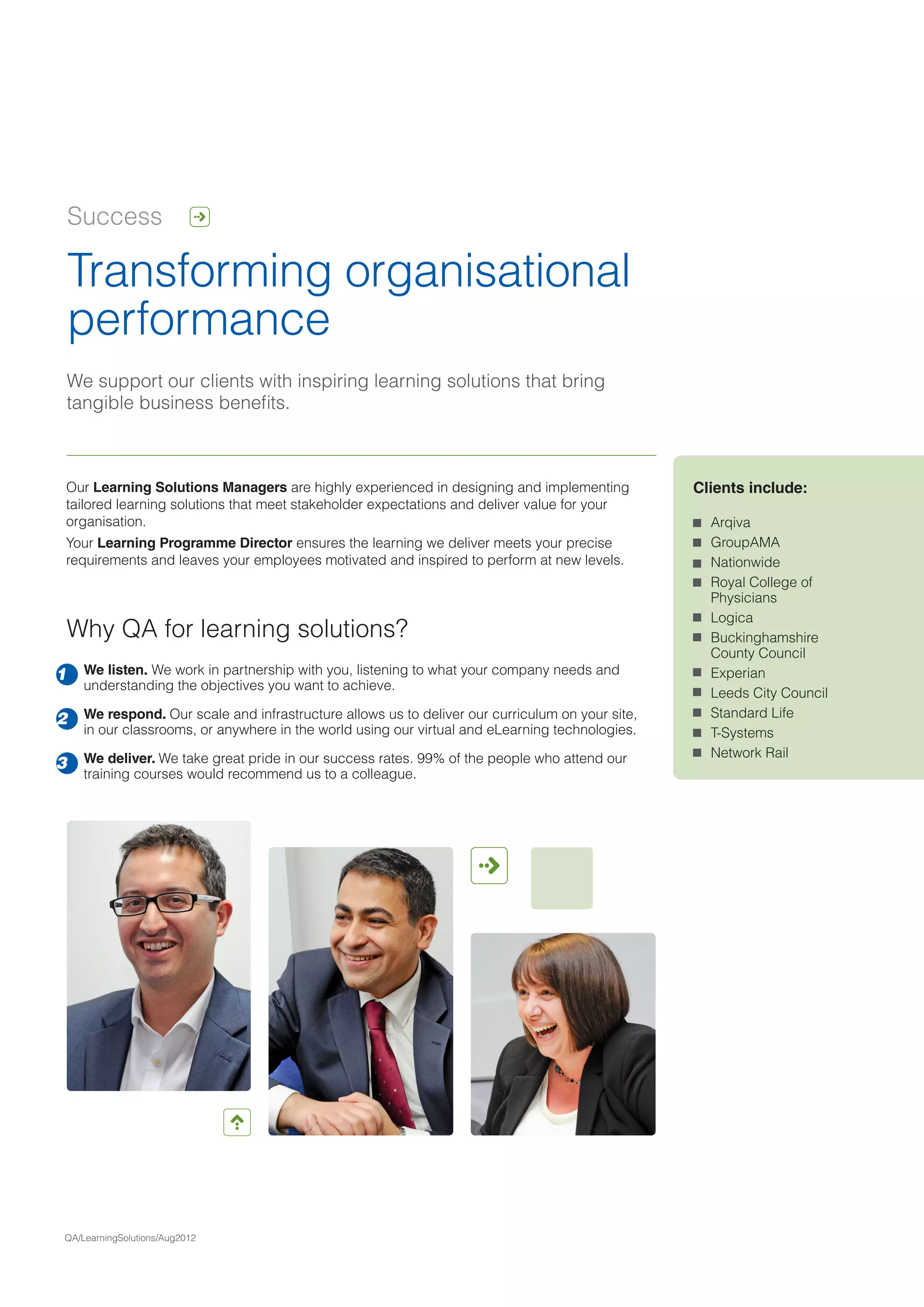 qapd-learningsolutions-2012 | PDF