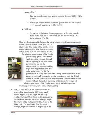 KIOSK MAINTENANCE | DOCX