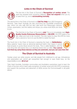 2 Chain of Survival | PDF | First Aid | Injuries