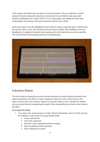 Introduction to Electrical Engineering Laboratory | PDF