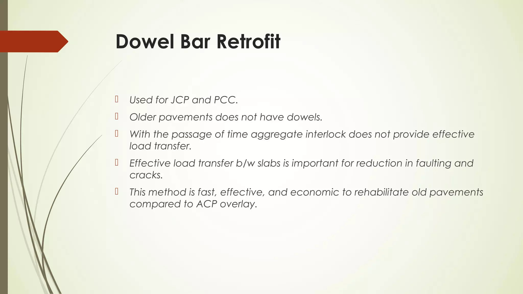 Concrete Pavement Rehabilitation Method | PPT